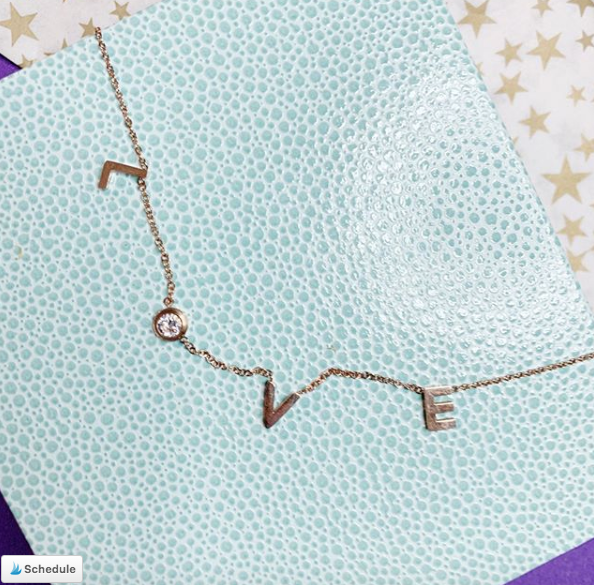 Hanging Love Letter Necklace – Harper & Jewels